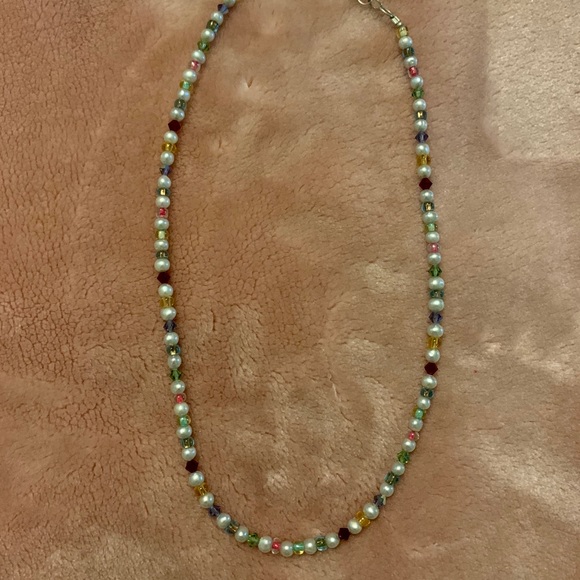 Emily Ray | Jewelry | Emily Ray Pearl And Crystal Sterling Silver ...